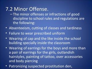 School discipline rules of procedure | PPT