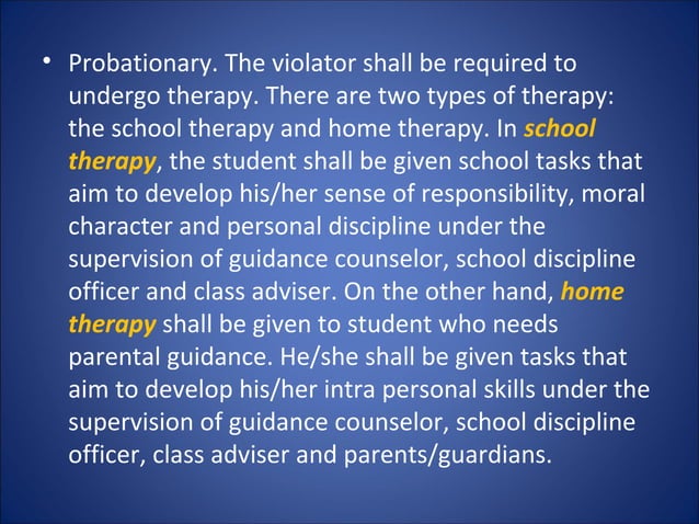 School discipline rules of procedure | PPT