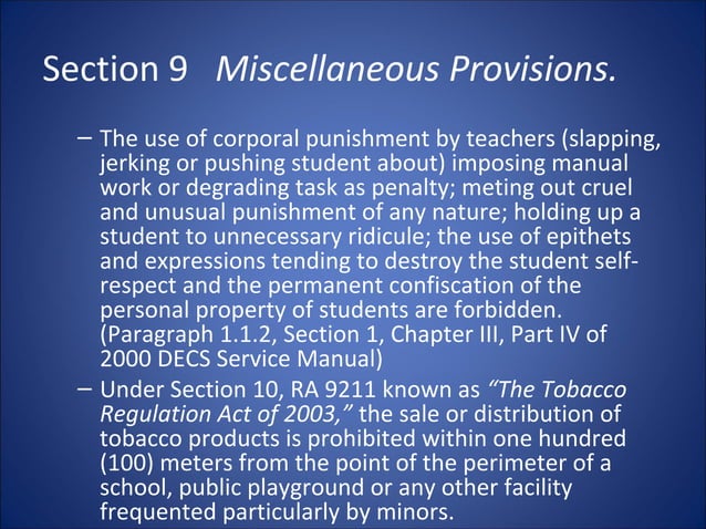 School discipline rules of procedure | PPT