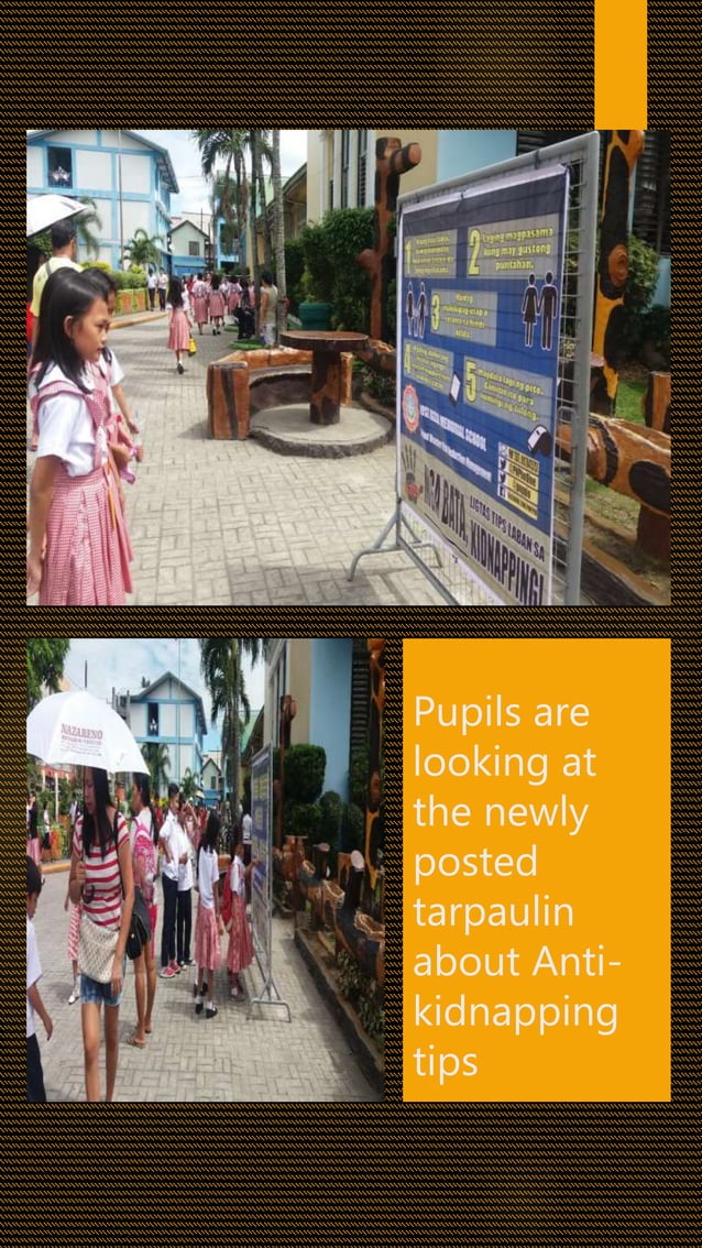 School drrm anti kidnapping campaign ppt | PPTX