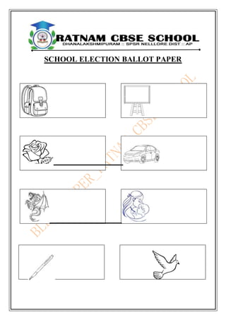 School election ballot paper sample | DOCX
