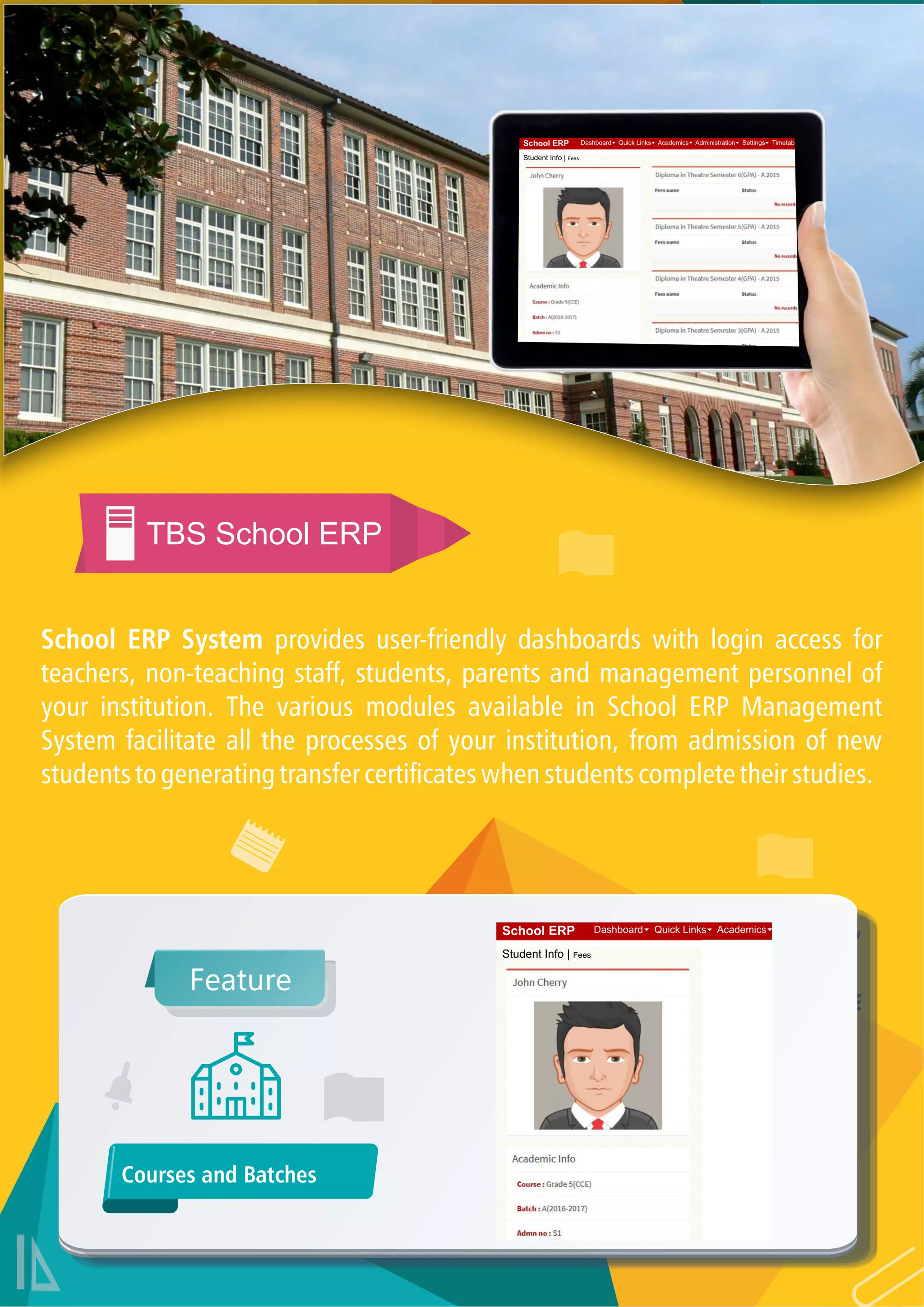School ERP Software and System | PDF