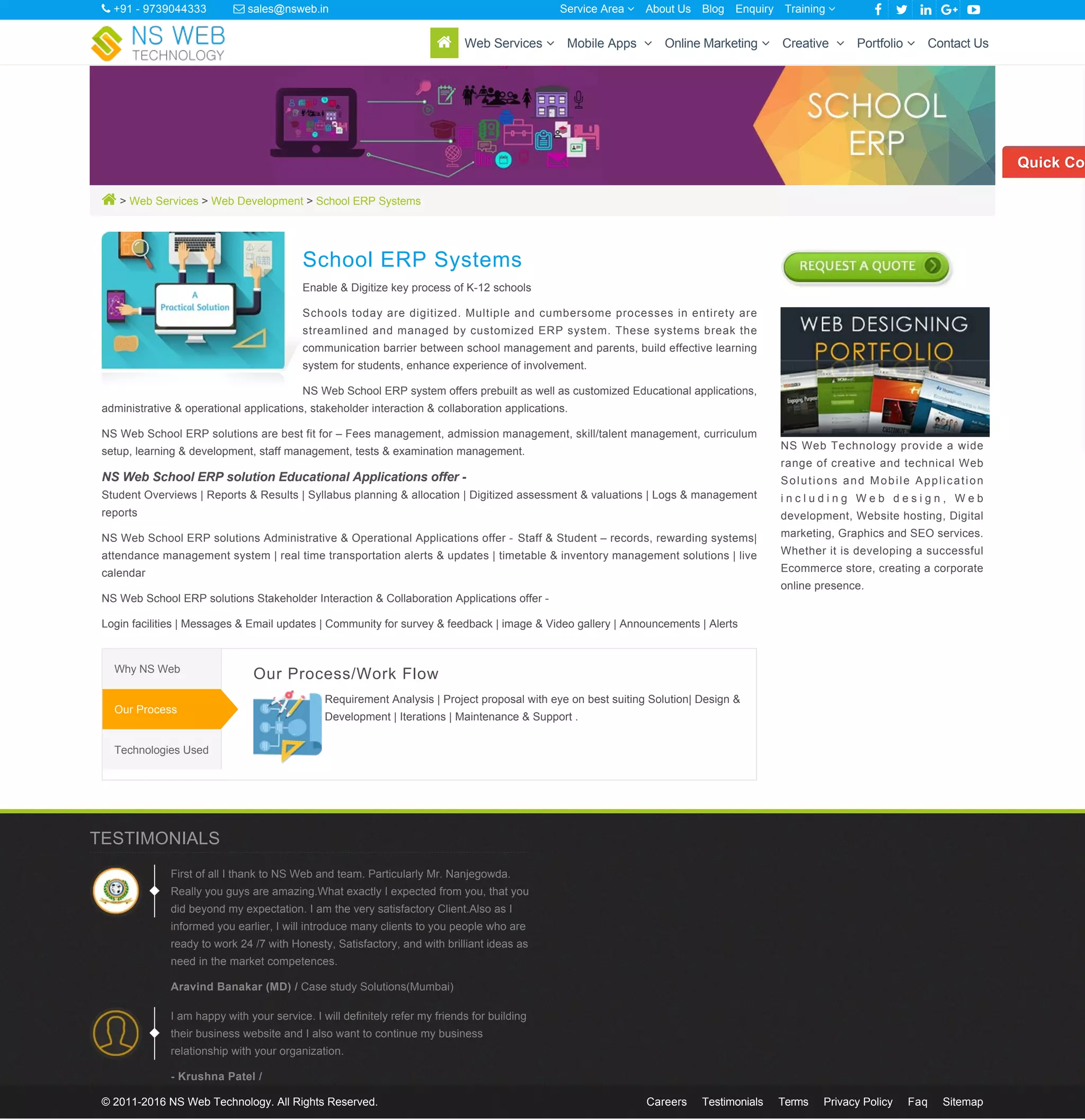 School erp systems, school erp system development company in bangalore ...