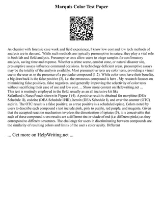 School Essay Example Of Critique Paper Introduction | PDF