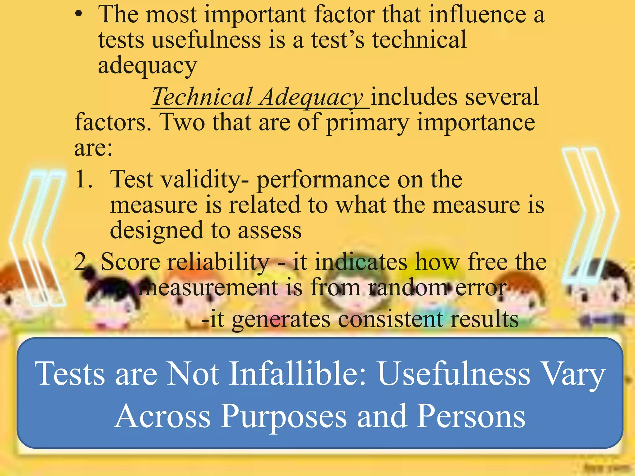 An Introduction to Contemporary Educational Testing and Measurement | PPTX
