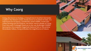 Best Residential Schools for Environmental Studies in India - WES Coorg ...