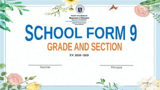school form front page label of folders.pptx