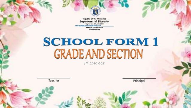school form front page (1).pptx............. | PPTX | Education
