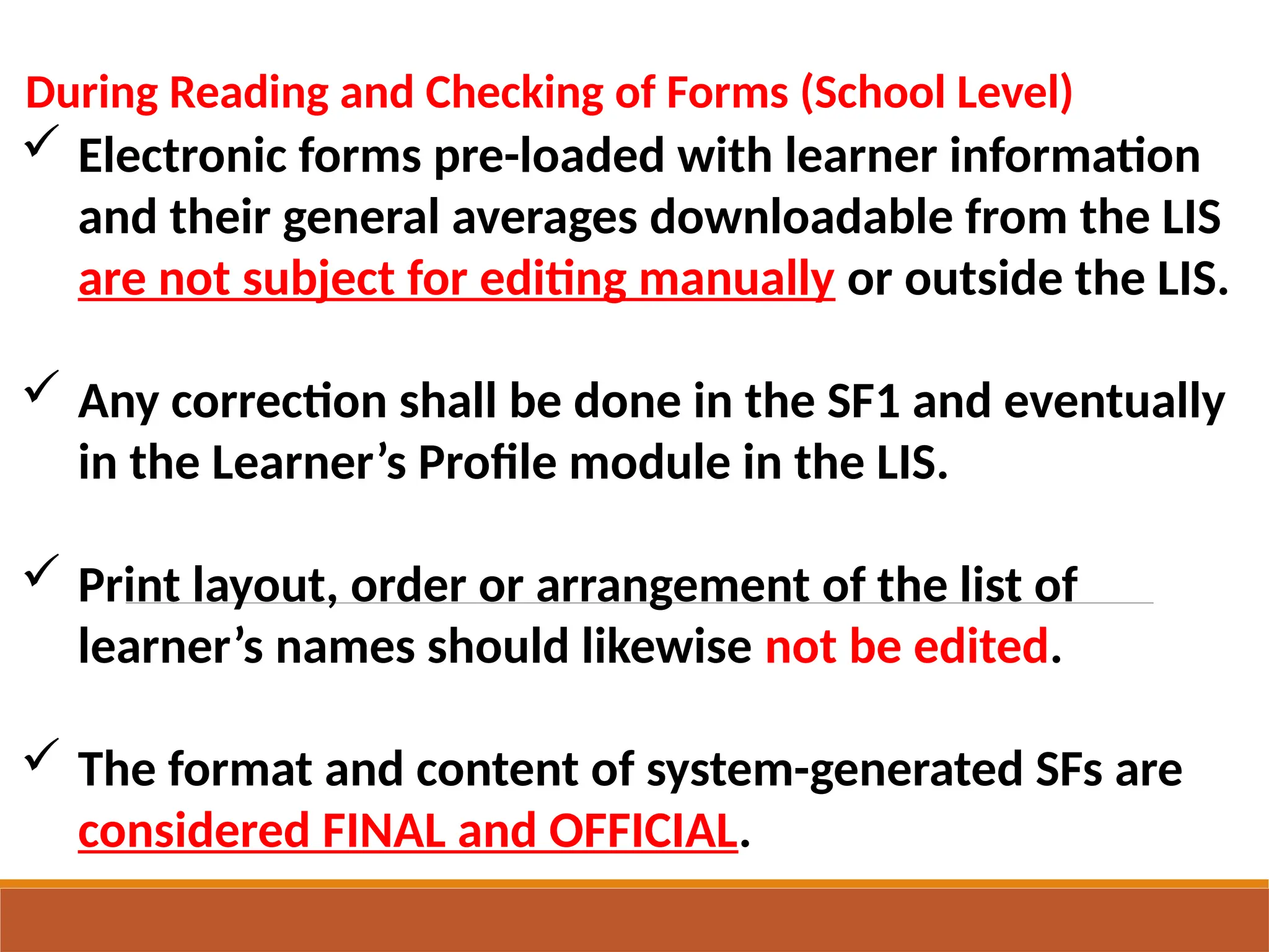 School Forms Checking and Guidelines 2024-2025.pptx