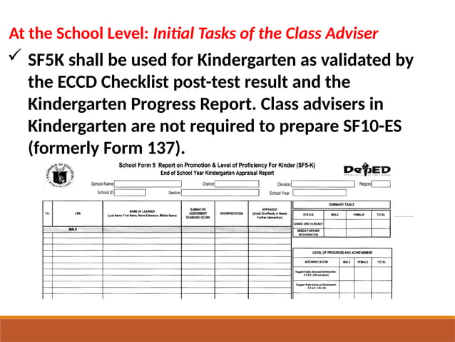School Forms Checking and Guidelines 2024-2025.pptx | Educational ...