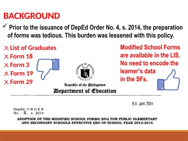 School Forms Checking and Guidelines 2024-2025.pptx | Educational Assessment | Education