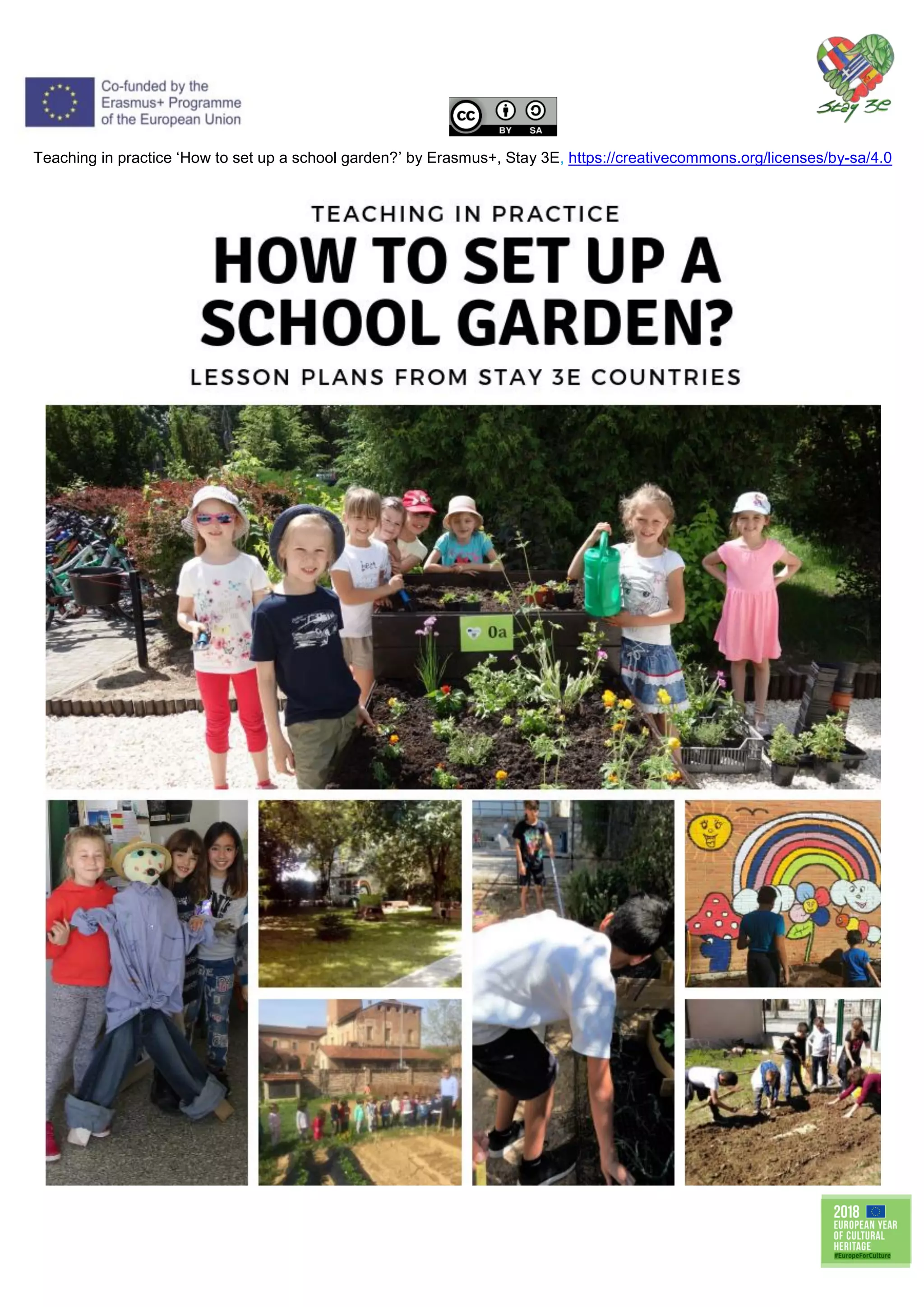School garden lesson plans' book | PDF