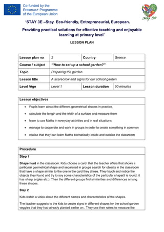 School garden lesson plans' book | PDF