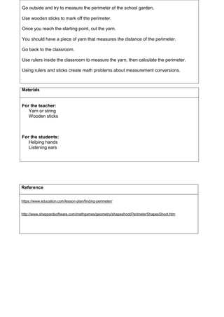 School garden lesson plans' book | PDF