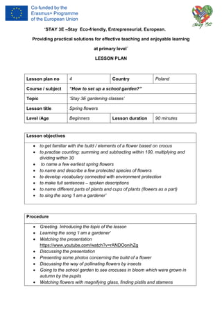 School garden lesson plans' book | PDF