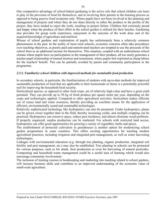 School garden in Rwanda | PDF