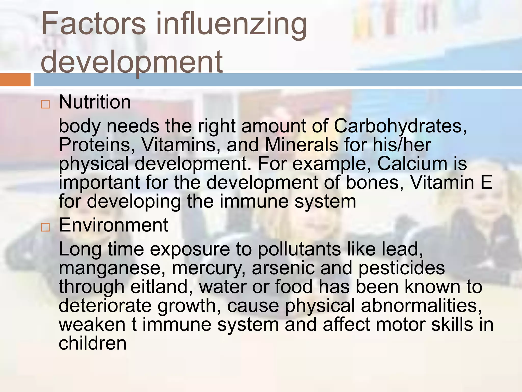 School going children physical development | PPT