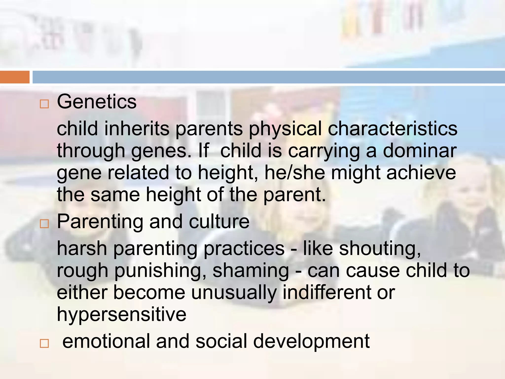 School going children physical development | PPT