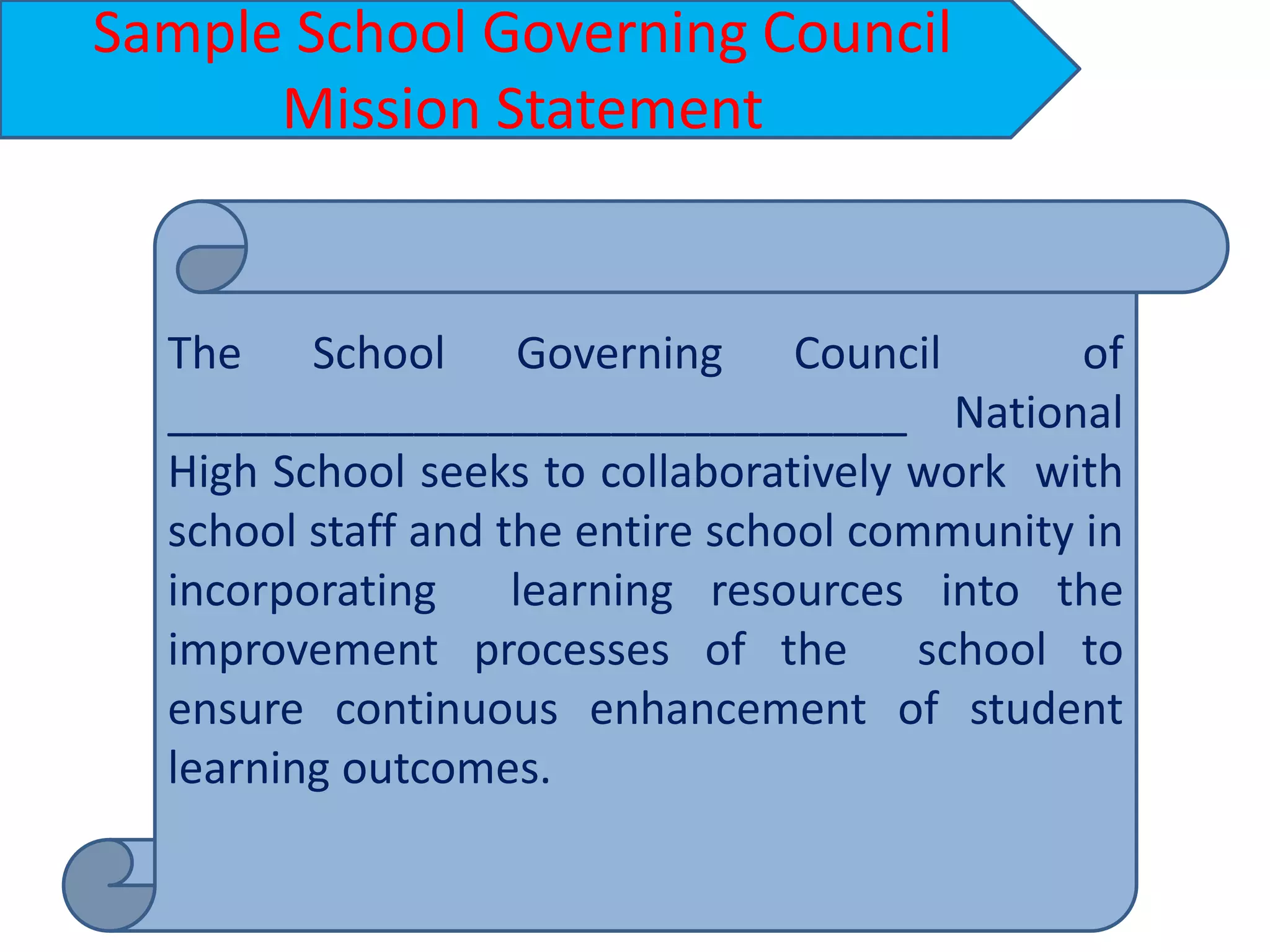 School governing council | PPTX