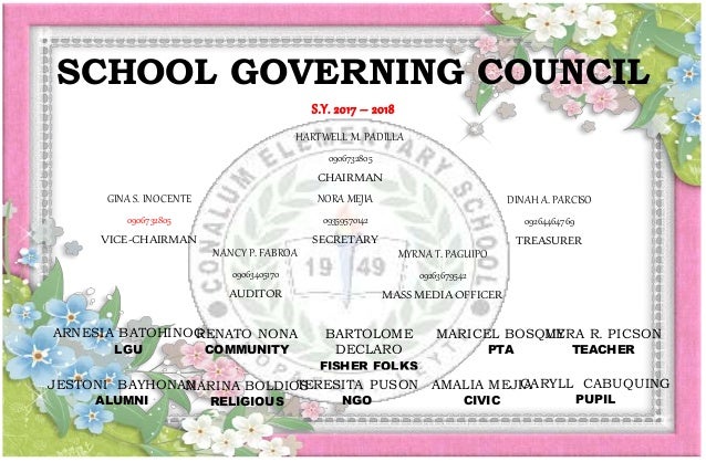 School governing council 2017