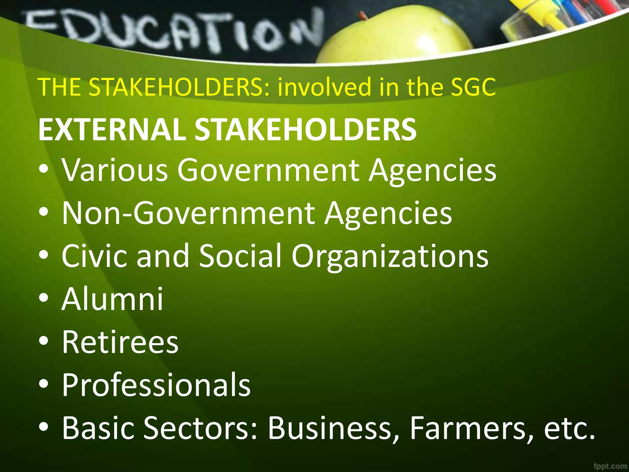 DepEd School Governing Council (SGC) Orientation | PPTX