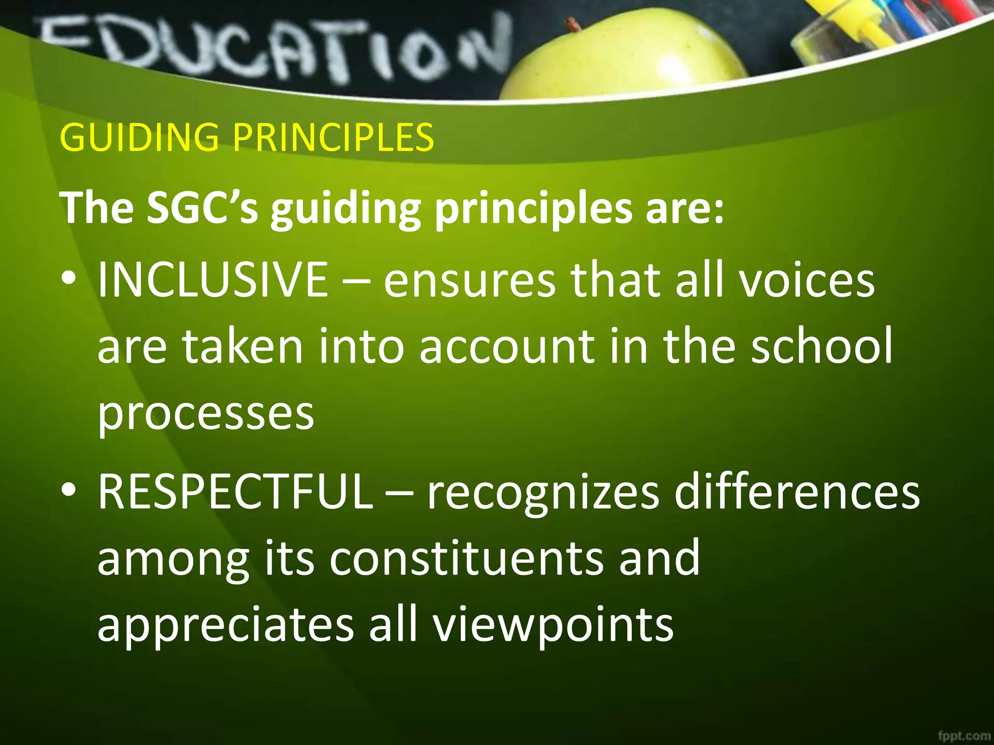 DepEd School Governing Council (SGC) Orientation | PPTX