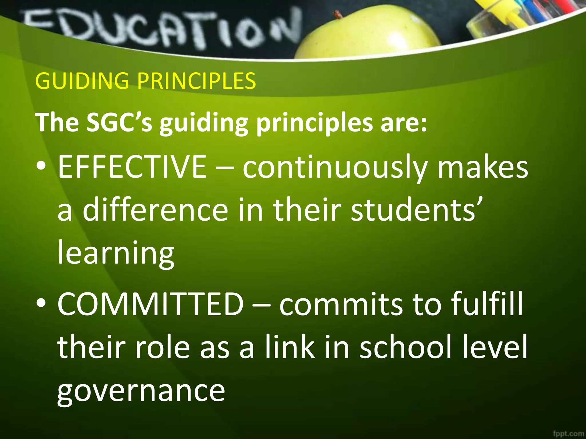 DepEd School Governing Council (SGC) Orientation | PPTX | Professional ...