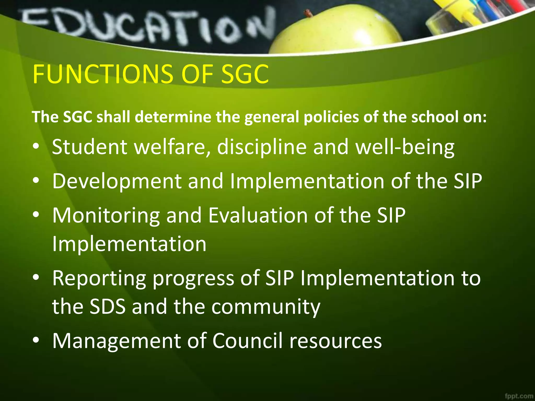 DepEd School Governing Council (SGC) Orientation | PPTX