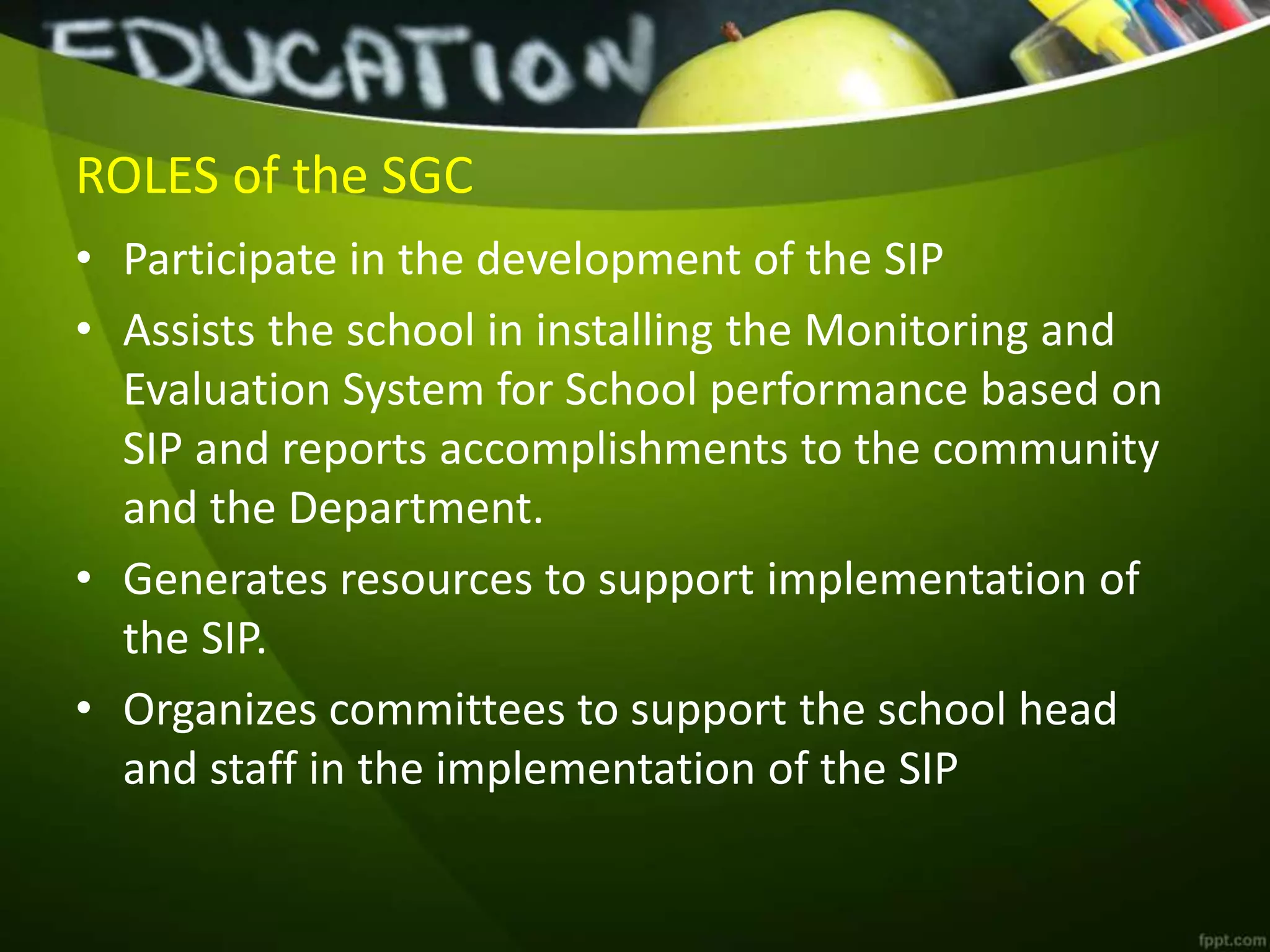 DepEd School Governing Council (SGC) Orientation | PPTX