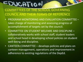 DepEd School Governing Council (SGC) Orientation | PPTX