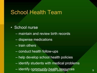 School health | PPT