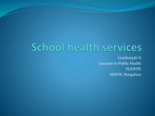 School health | PPT | Free Download