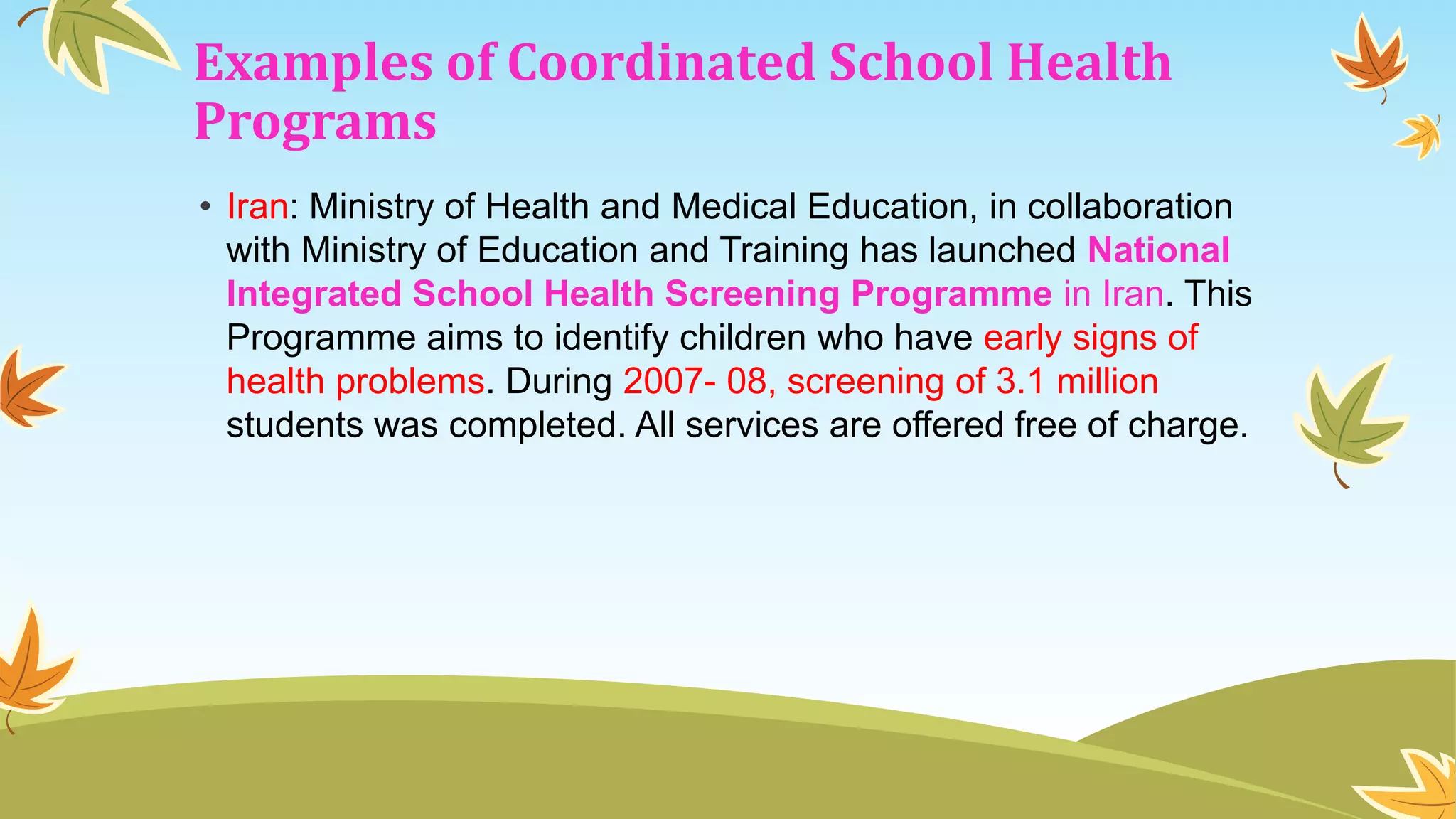 School health | PPTX