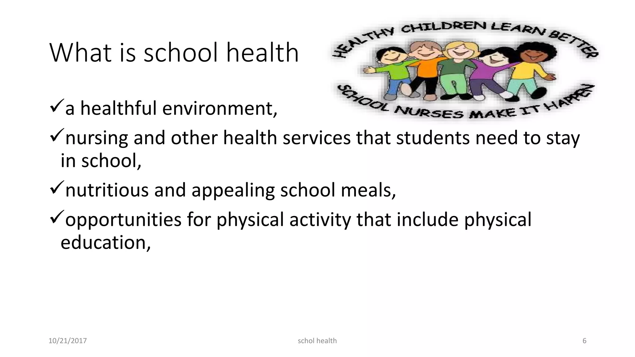 School health | PPT