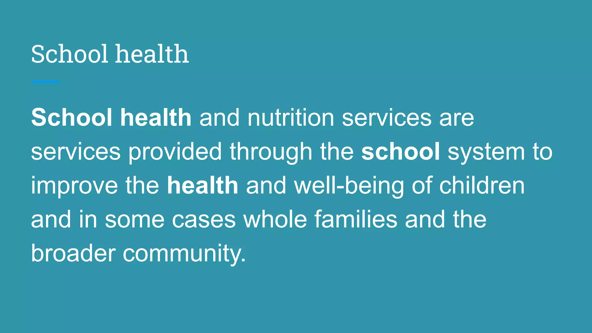 School health and Nutrition health | PDF