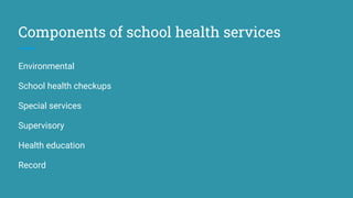 School health and Nutrition health | PDF