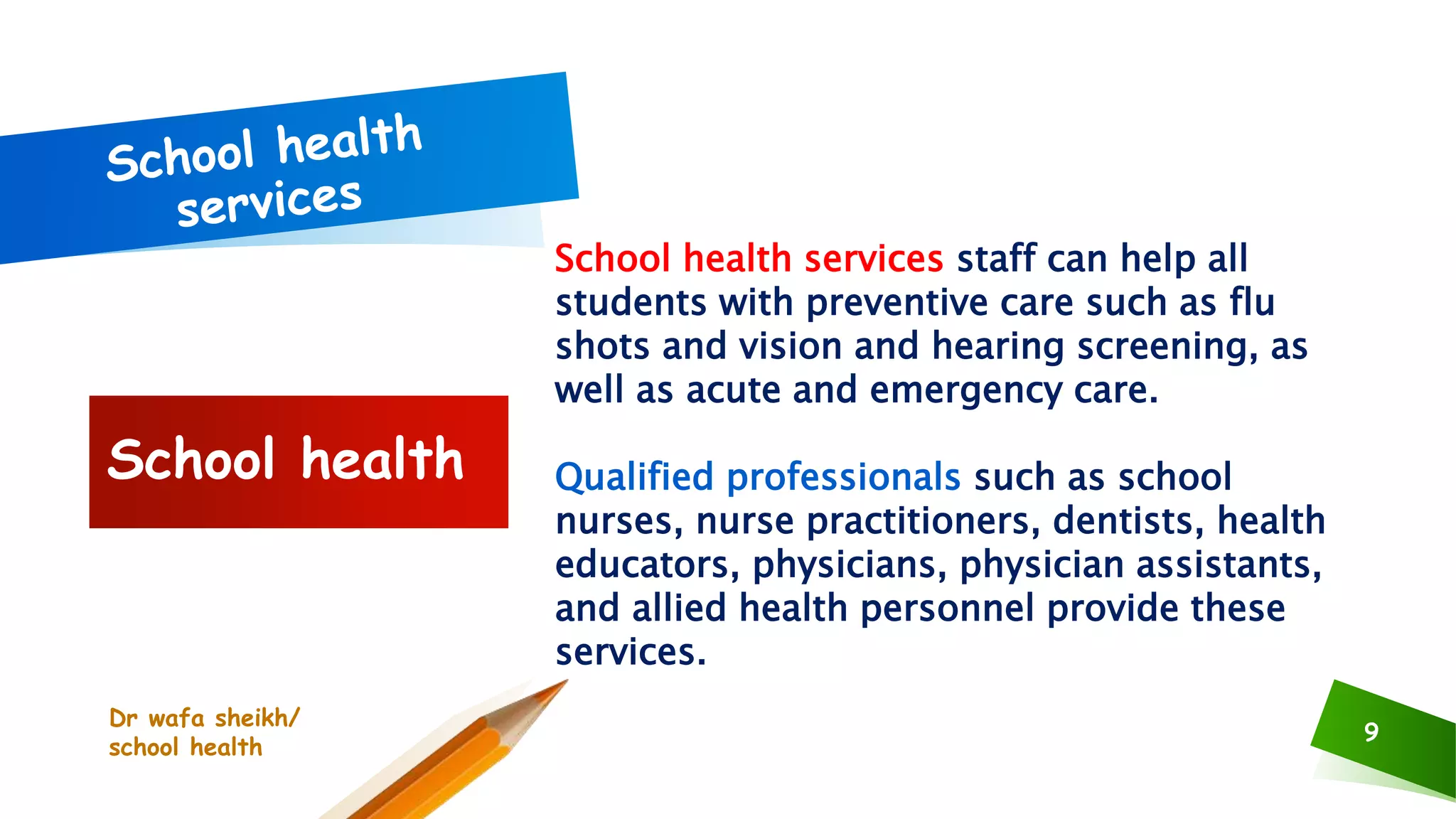 School health | PPT