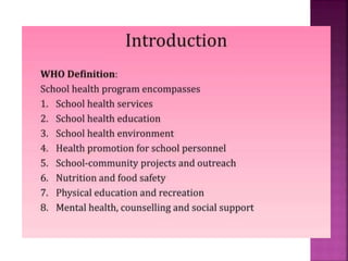 School & student health and wellness in there life | PPTX