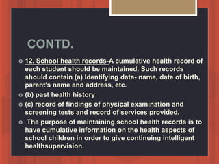 School health lecture ppt | PPTX