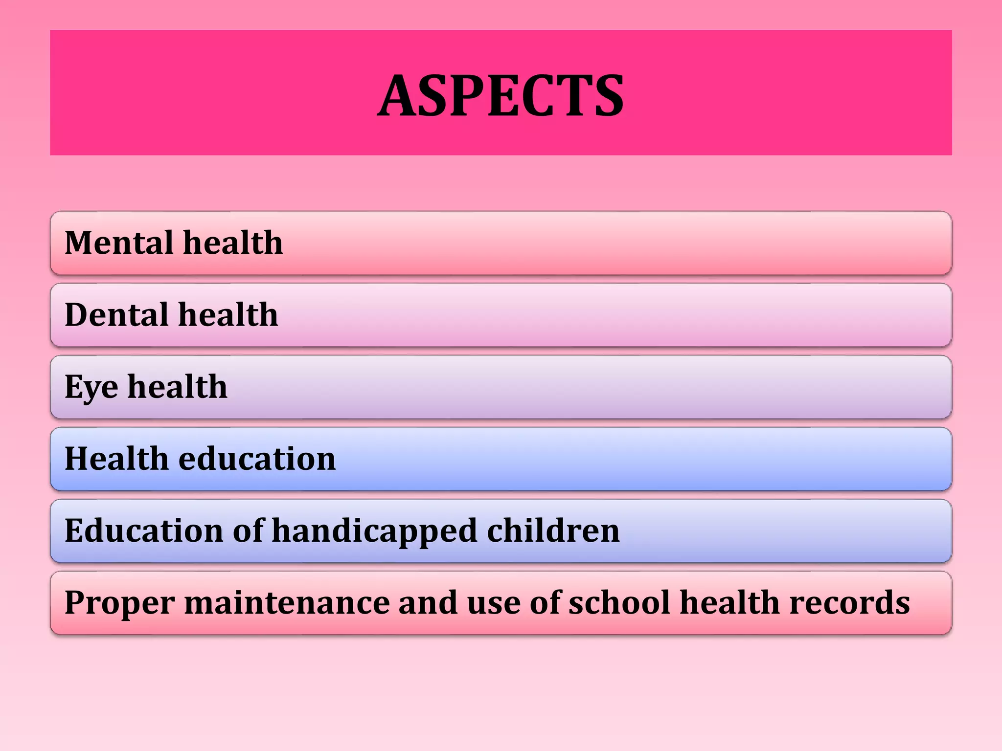 School health program | PPTX