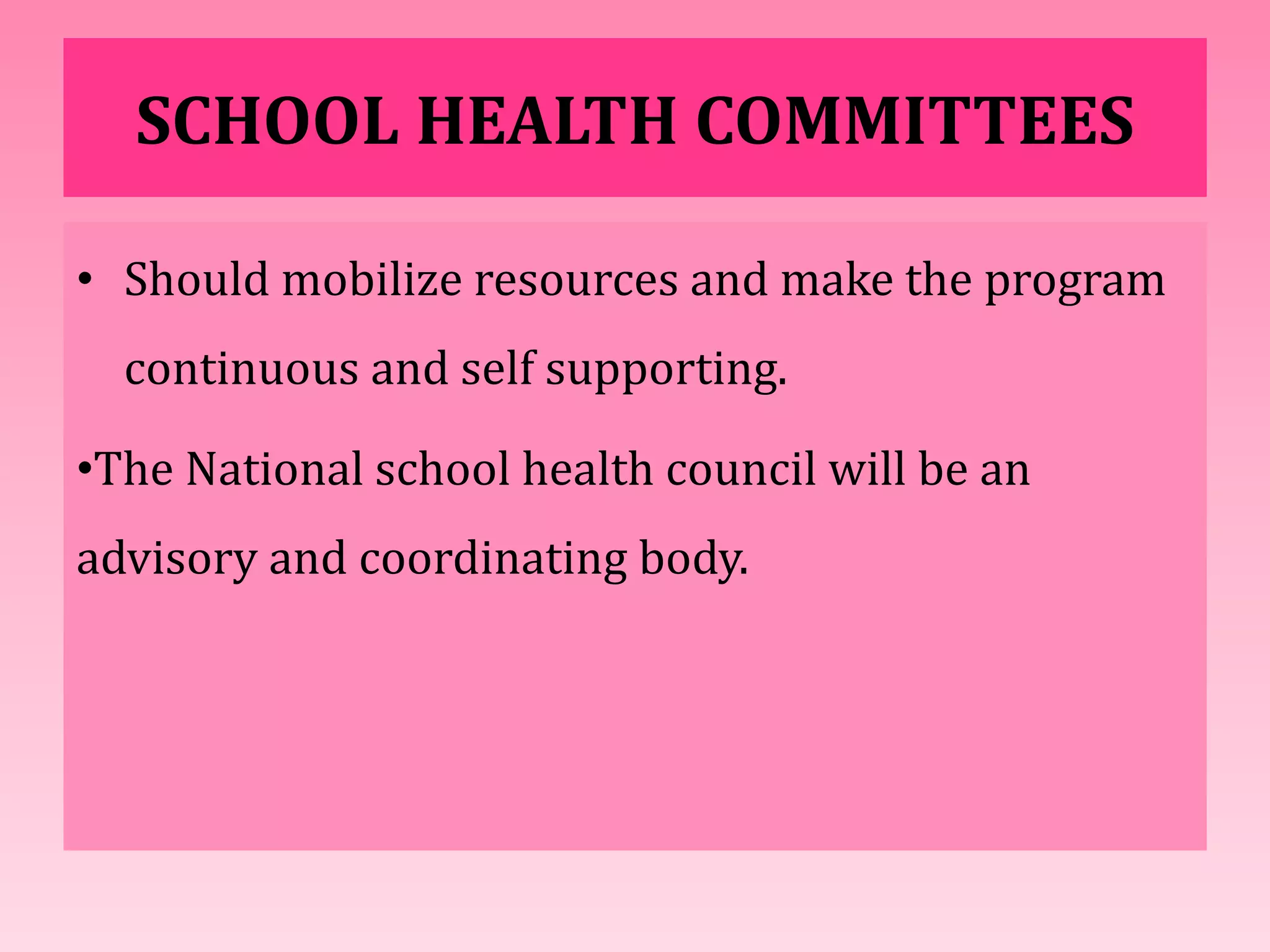 School health program | PPTX