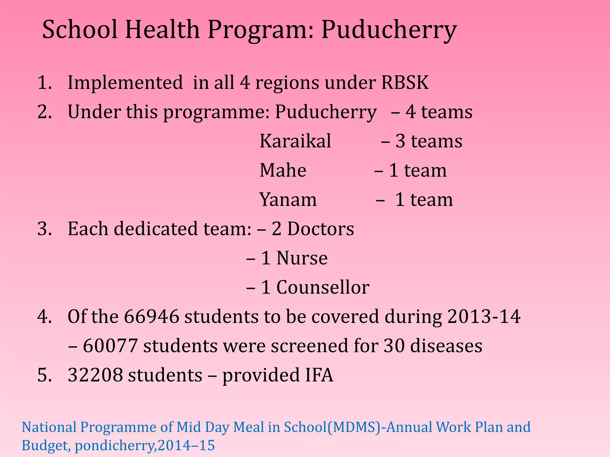 School health program | PPTX