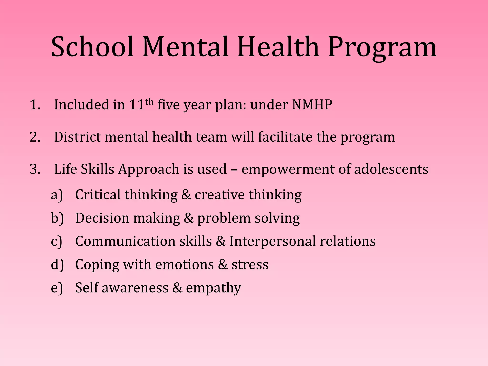 School health program | PPTX