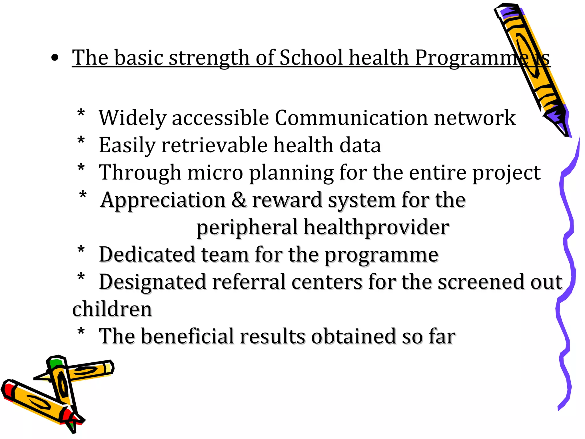 School health programme | PPT