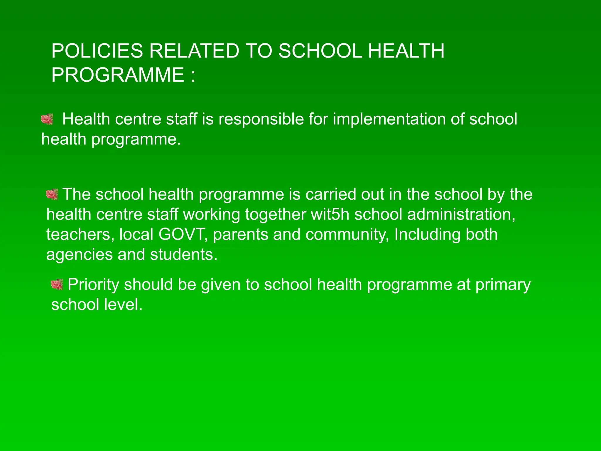 School Health Programme Services.ppt