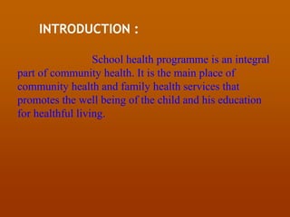 School Health Programme Services.ppt