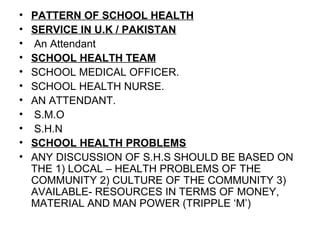 School health,ra | PPT