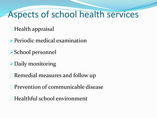 School health services | PPTX