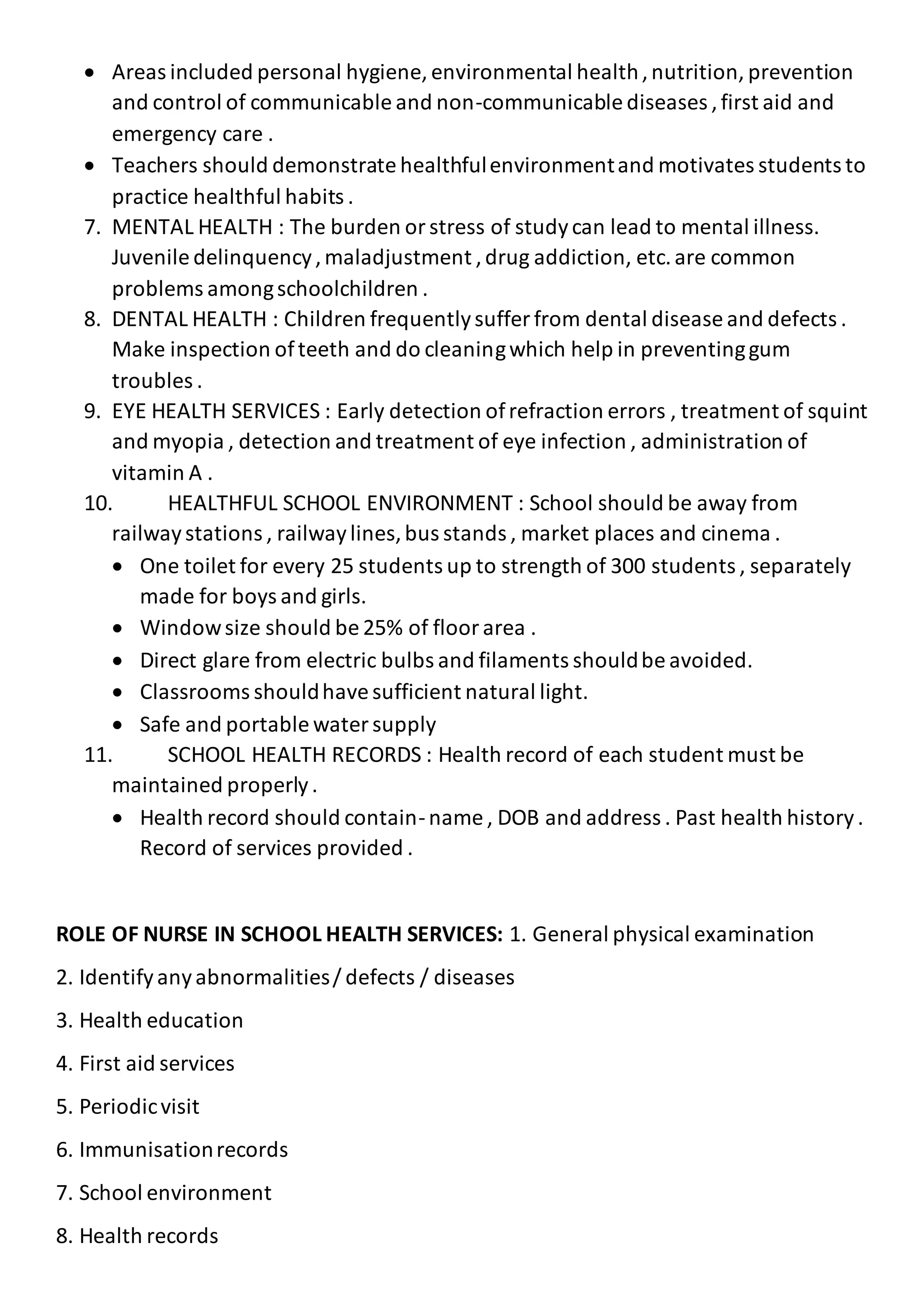 School health service | DOCX