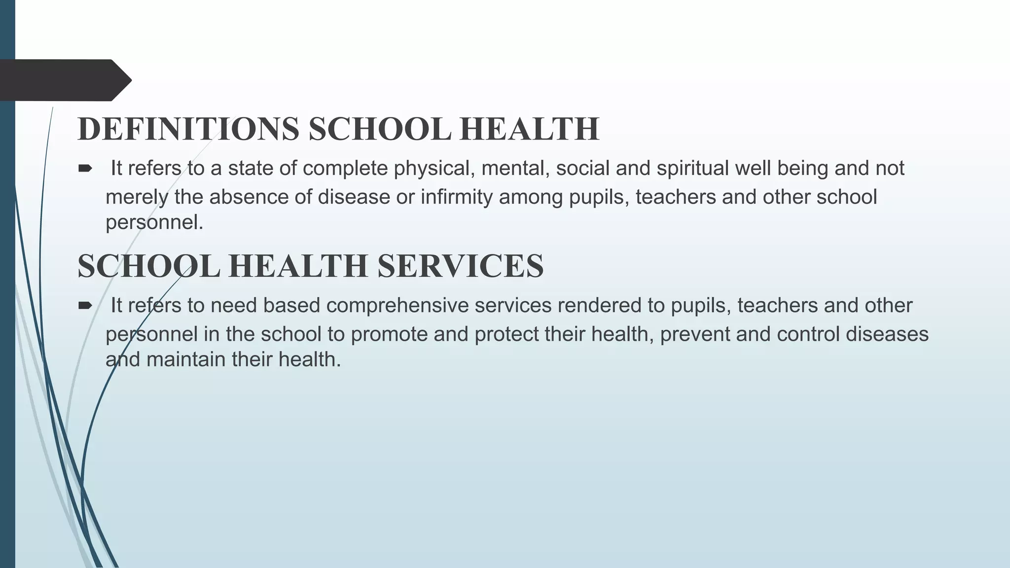 School health service and school health record | PPTX